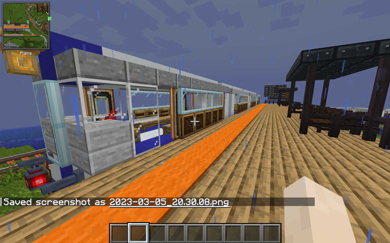 Large Functioning Train Network Minecraft Map