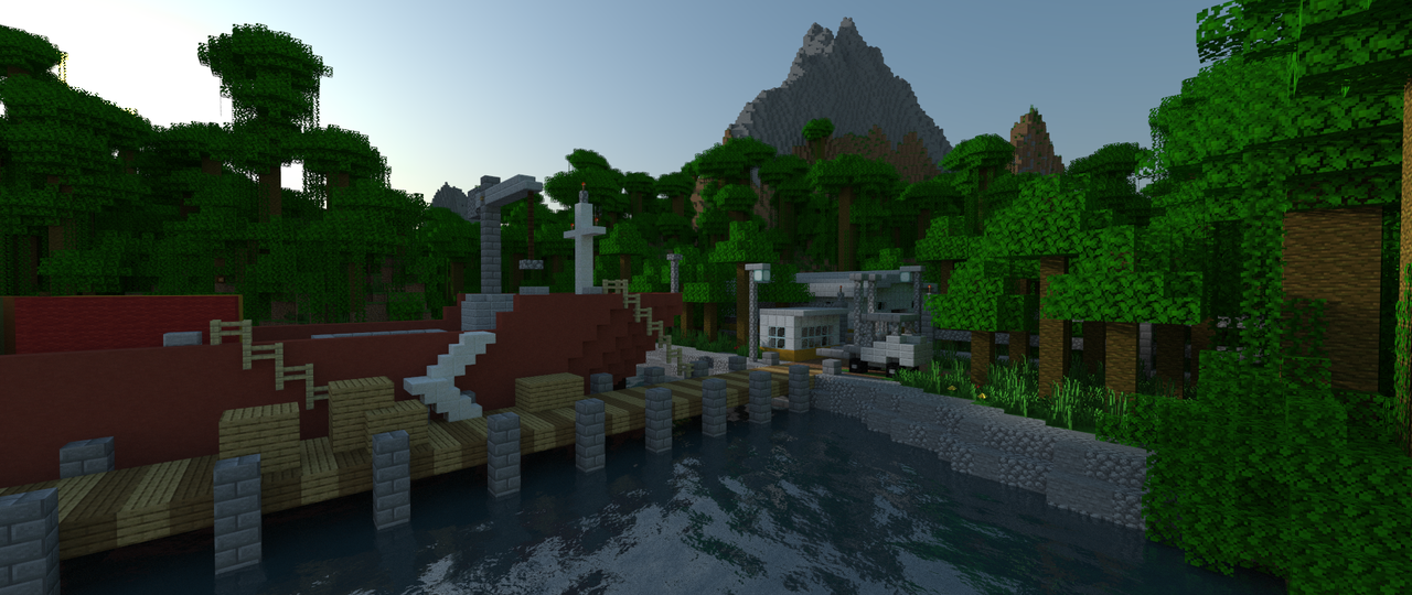 Isla Nublar - Jurassic Park 1:1 Minecraft Map