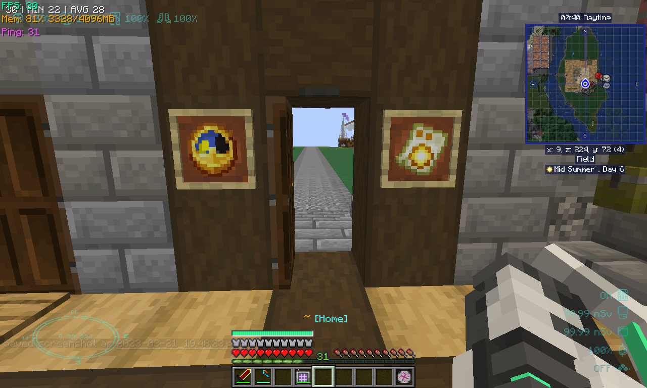 Servidor 1.18.2 with modpack runing under magma with plugins Minecraft Server