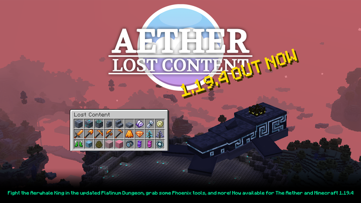 Aether: Lost Content Addon [1.19.4] Minecraft Mod