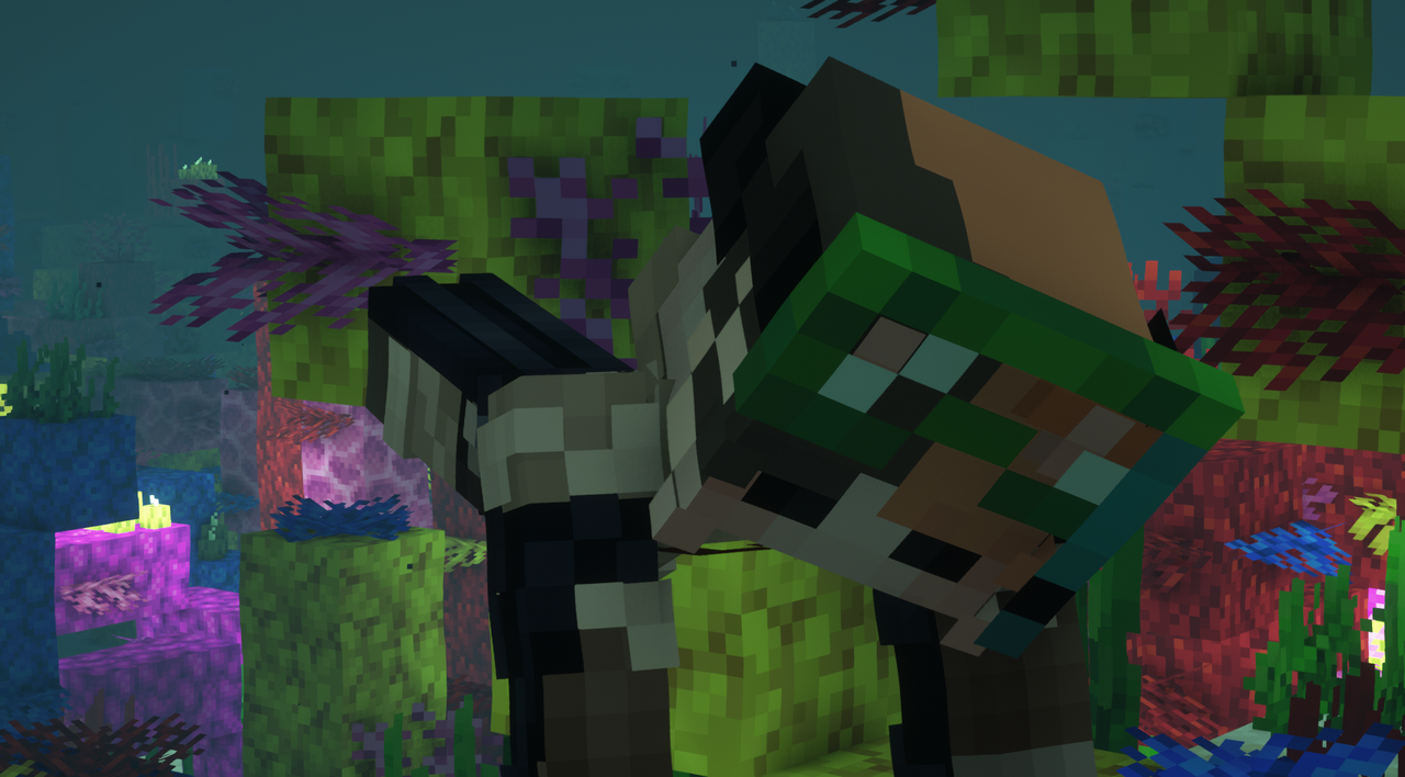 Turtle Shell Snorkel Minecraft Texture Pack