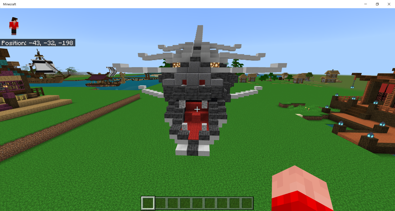 Dragon Head Nether Portal Schematic Minecraft Map