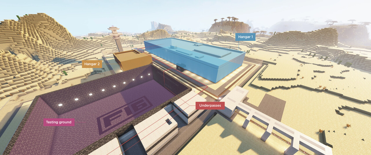 Experiment area Minecraft Map