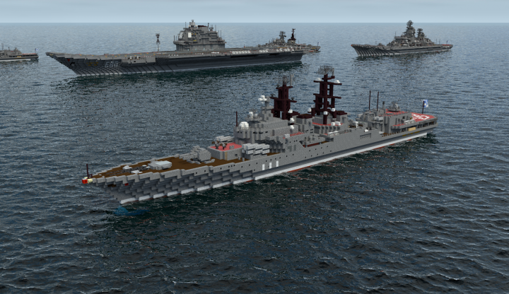 Russian DDG Udaloy II Minecraft Map