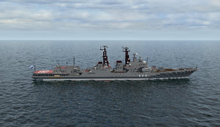 Russian DDG Udaloy II Minecraft Map