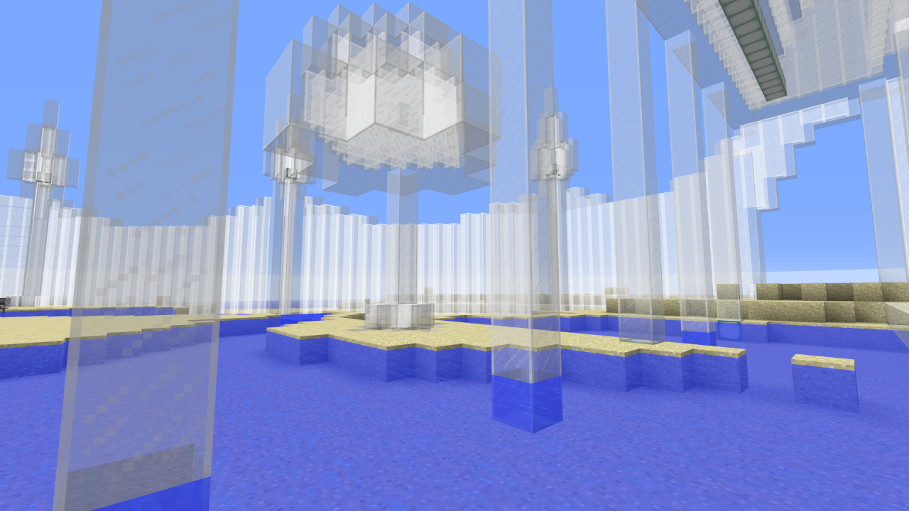 Glass Temple Minecraft Map