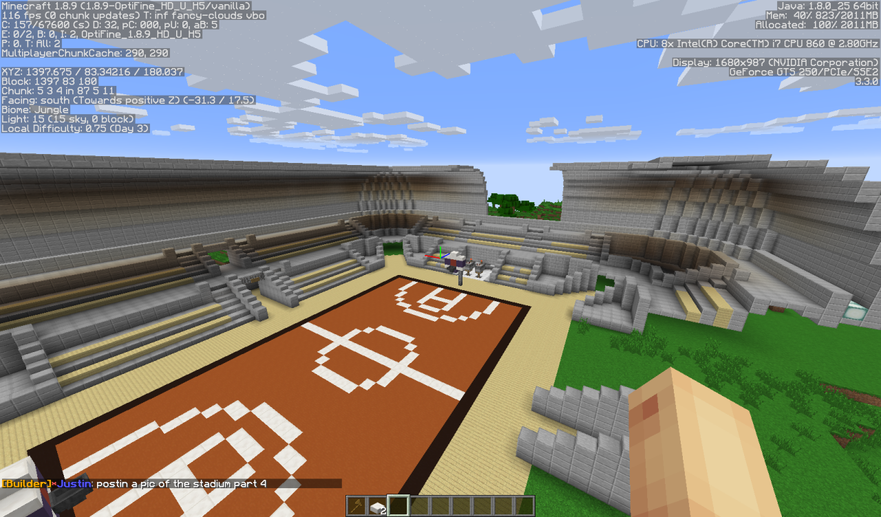 Basket Ball Stadium Minecraft Map