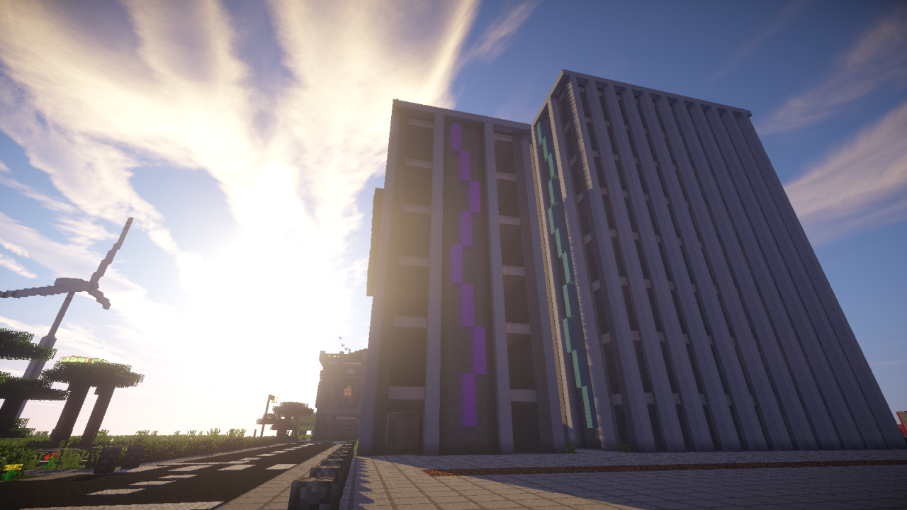 Modern Hotel Towers Minecraft Map