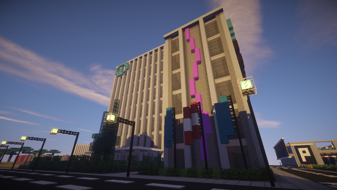 Modern Hotel Towers Minecraft Map