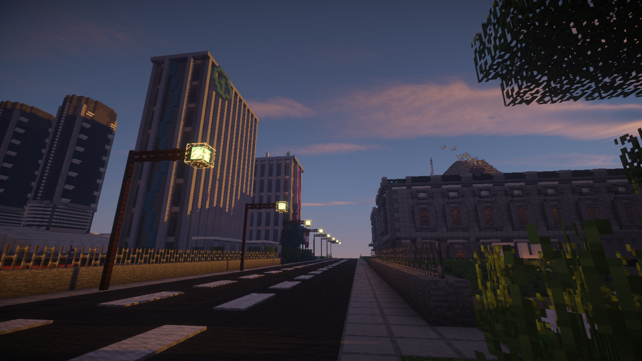 Modern Hotel Towers Minecraft Map