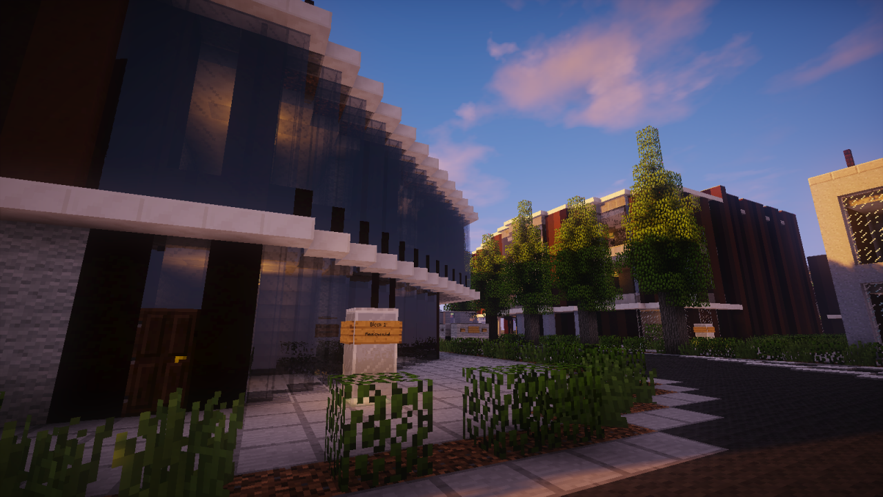 Modern Residential Area Minecraft Map