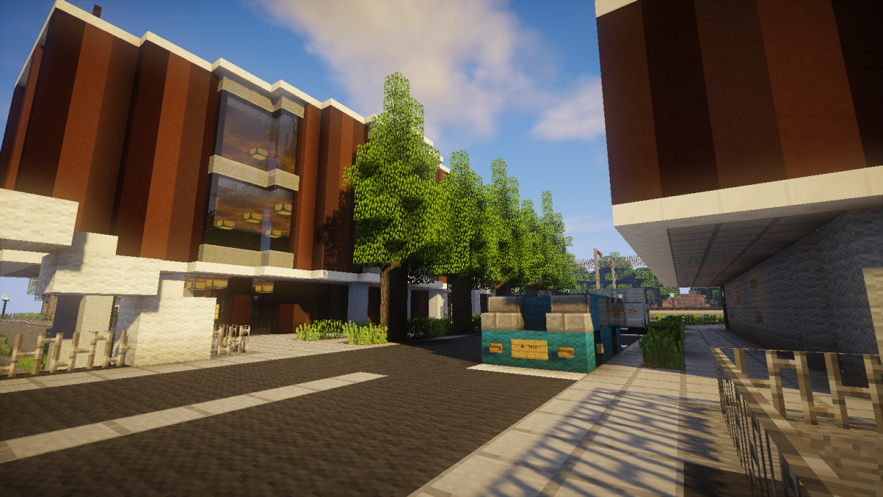 Modern Residential Area Minecraft Map