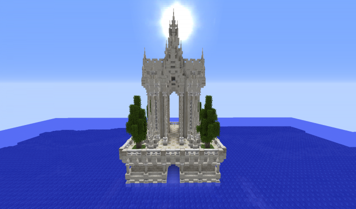 Small elvish styled build Minecraft Map