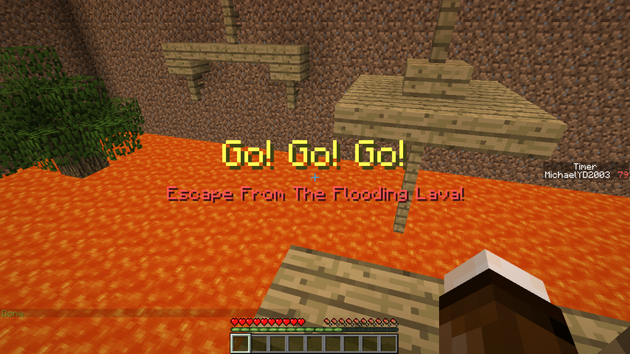 Escape The Flooding Lava! (Verison 1.11 Only!) Minecraft Map