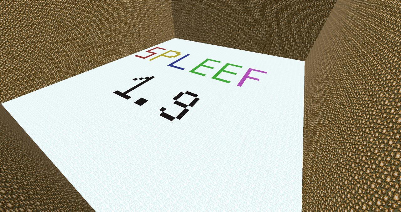The Spleef 1.9 Minecraft Map