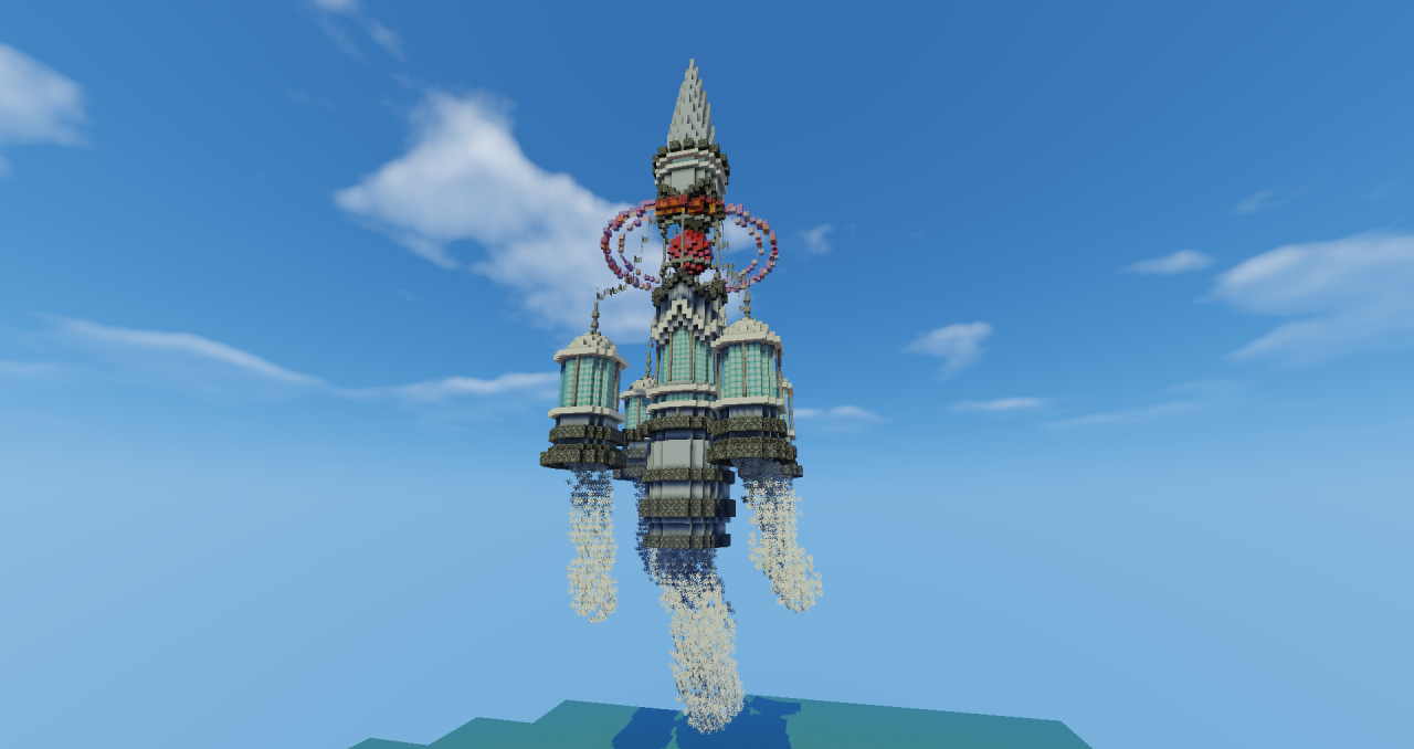 Futuristic Spaceship Minecraft Map