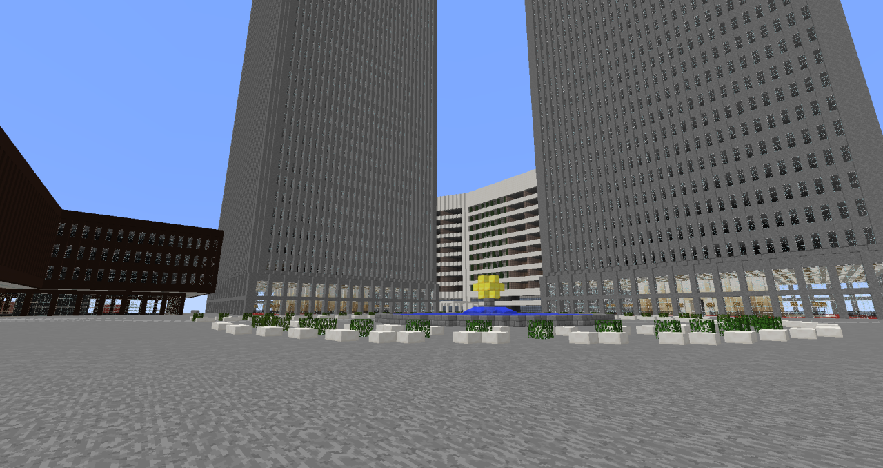 World Trade Center Complex (Original complex Pre 9/11) Minecraft Map
