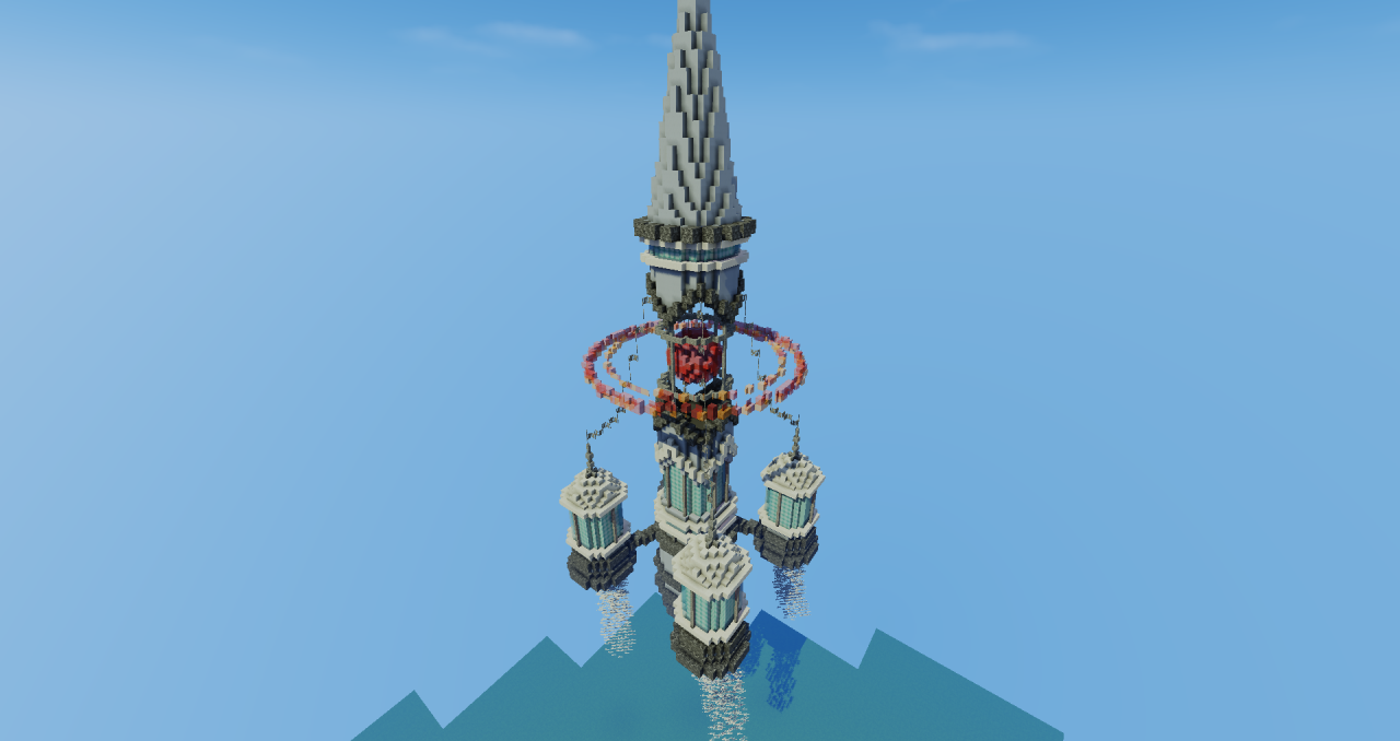 Futuristic Spaceship Minecraft Map