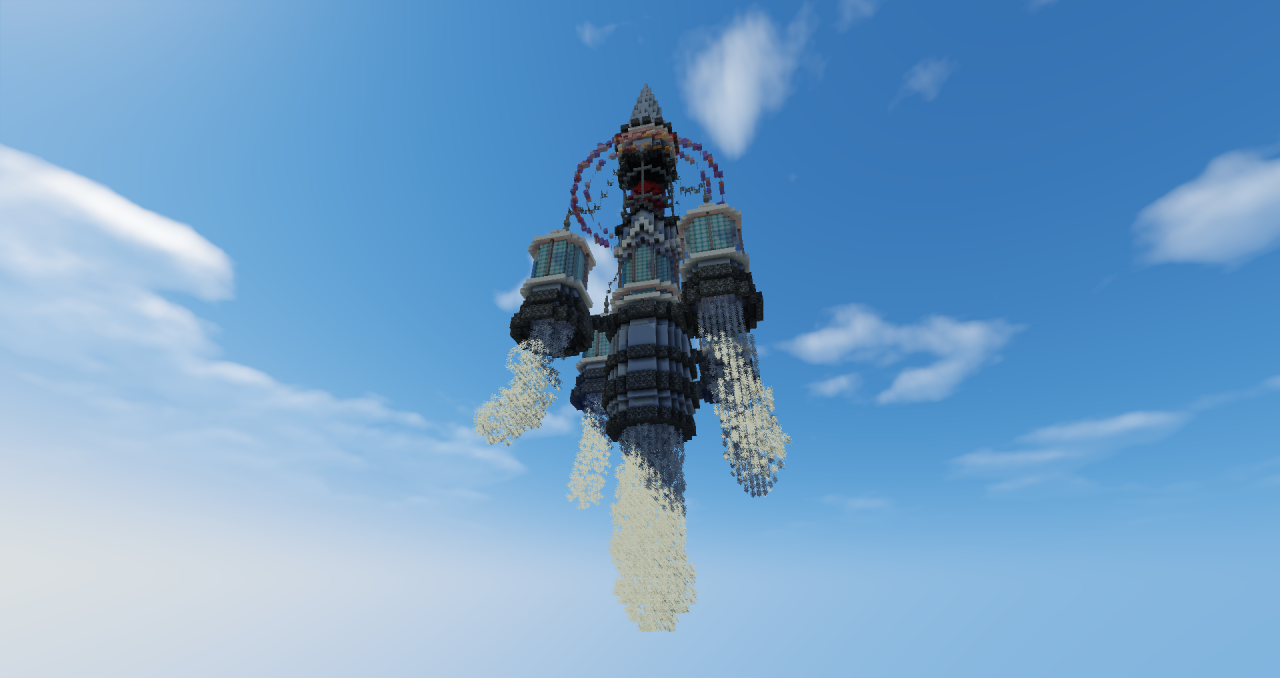 Futuristic Spaceship Minecraft Map