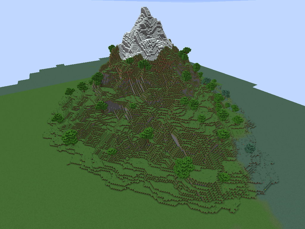 Plains Mountain Minecraft Map