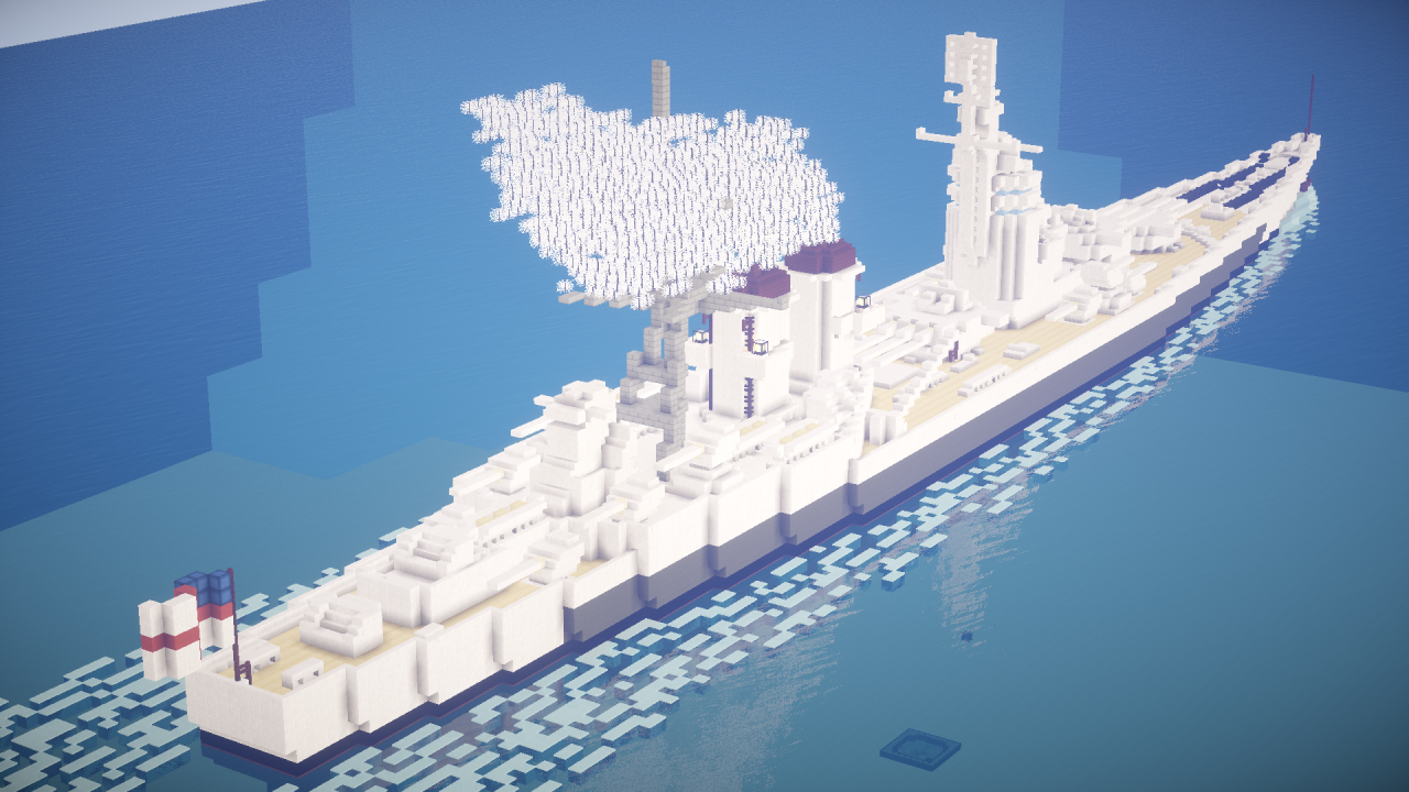 Fictional British Pocket Battleship - G3-inspired Minecraft Map