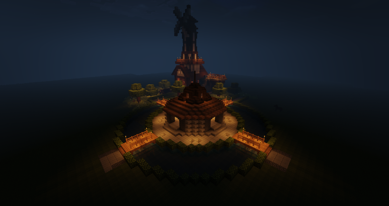 Small Server Spawn/Hub General Use Minecraft Map