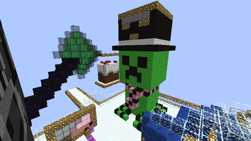 Popularmmos and Jen's christmas burning map burning map Minecraft Map