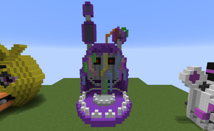 FNAF Series Heads V1.8 Minecraft Map