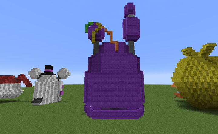 FNAF Series Heads V1.8 Minecraft Map