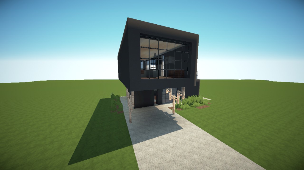 Modern Container Ship House Minecraft Map