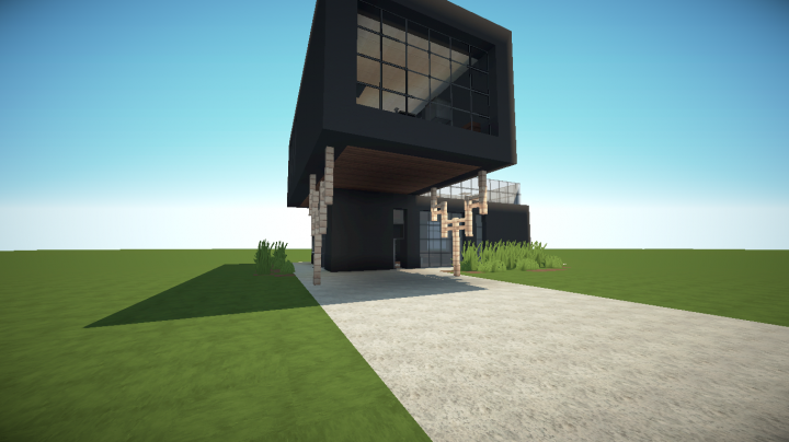 Modern Container Ship House Minecraft Map