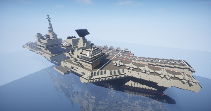 HMS Queen Elizabeth RO8 Minecraft Map