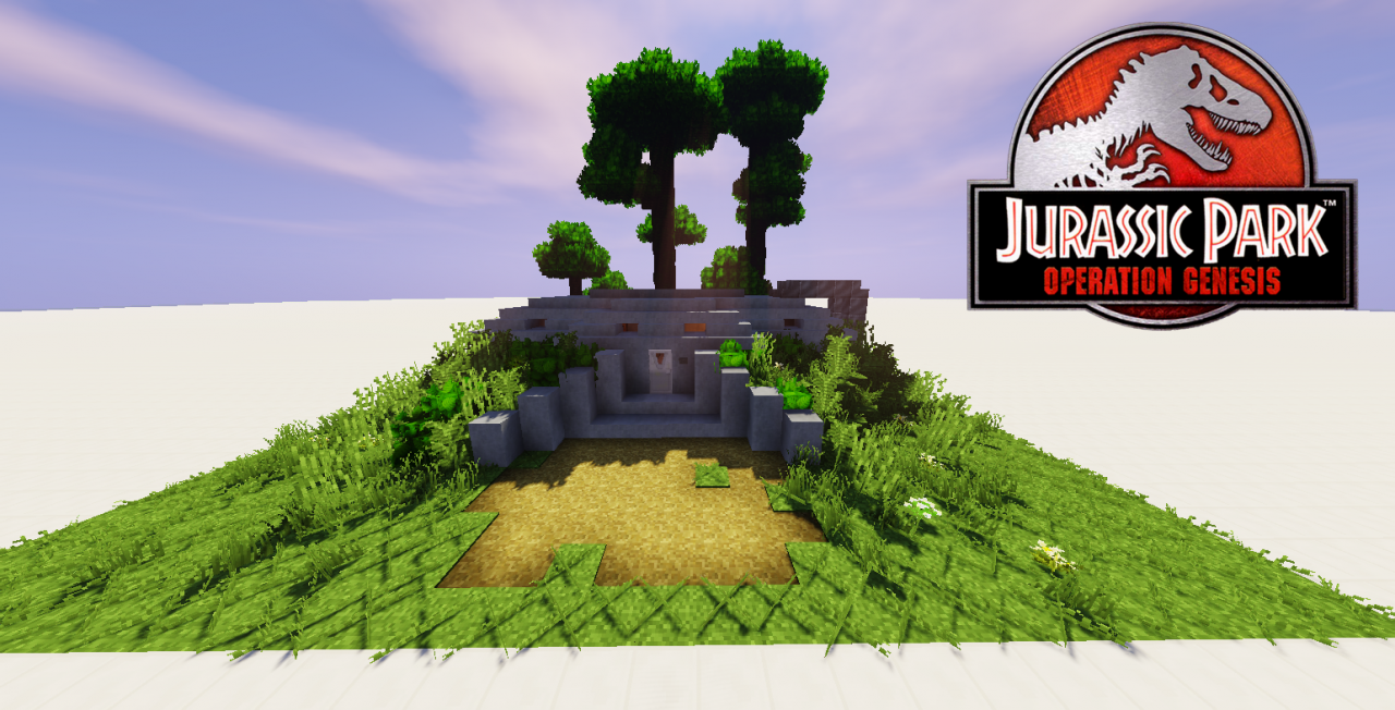 Jurassic Park Emergency Bunker Minecraft Map