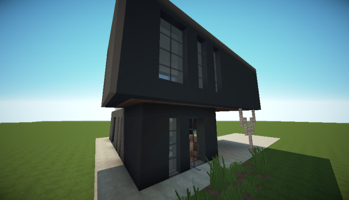 Modern Container Ship House Minecraft Project
