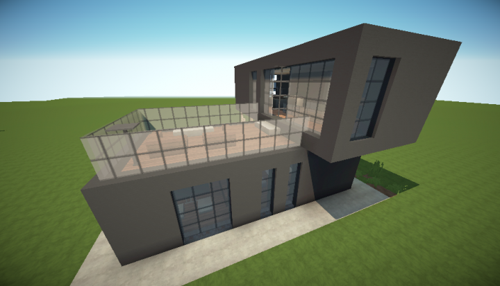 Modern Container Ship House Minecraft Map