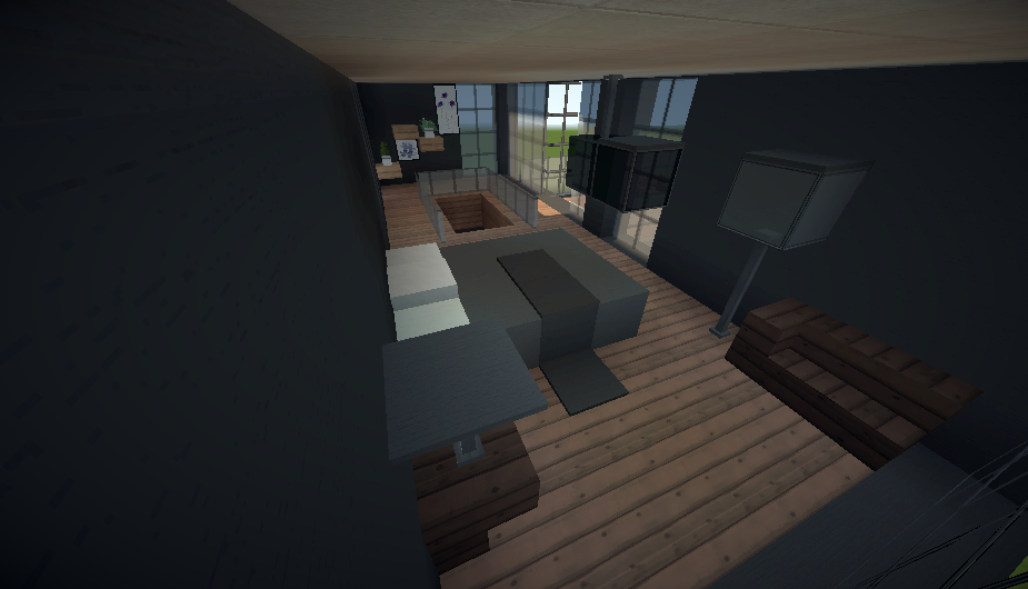 Modern Container Ship House Minecraft Map