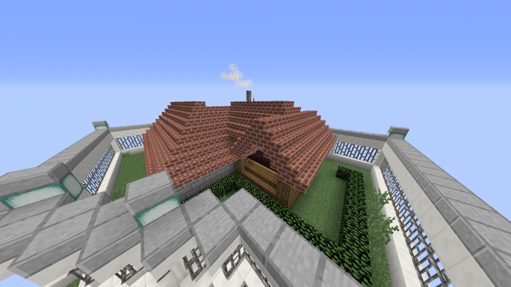 The 1 Block floor House Minecraft Map