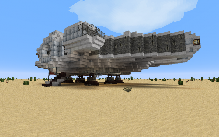 Star Wars Millennium Falcon (Scale 1:1, Highly Detailed) Minecraft Map