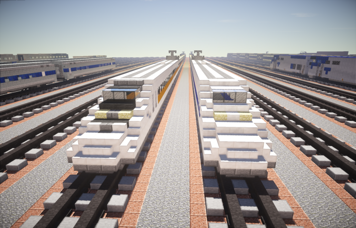 700 Series Shinkansen Train Japan Railways Minecraft Map