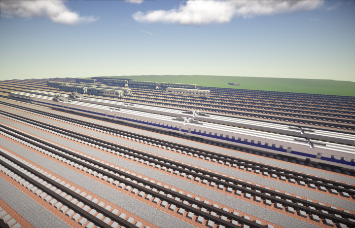 700 Series Shinkansen Train Japan Railways Minecraft Map