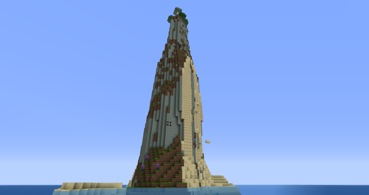 Tall survival Island seed (Amplified) Minecraft Map