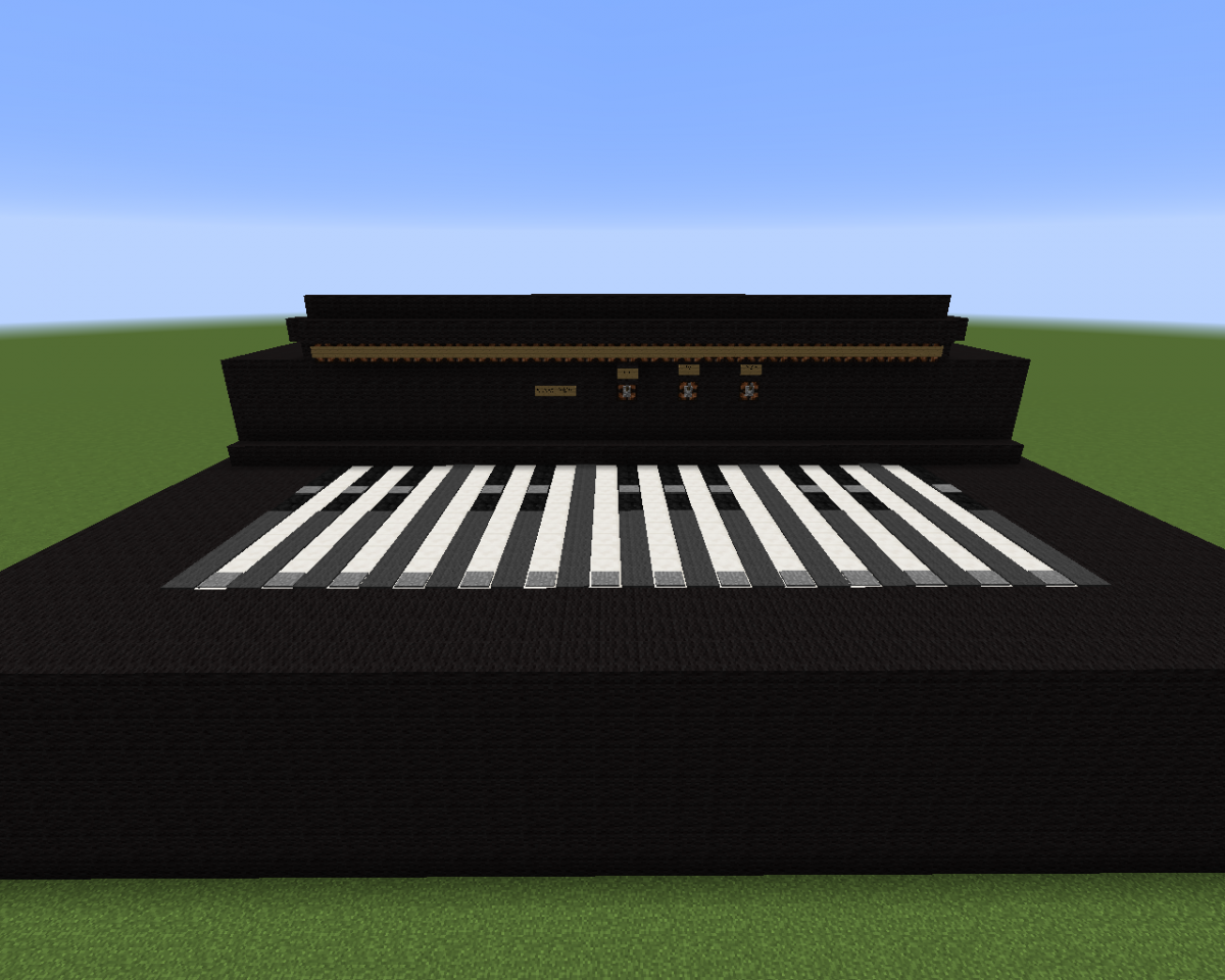 Piano with two sounds Minecraft Map