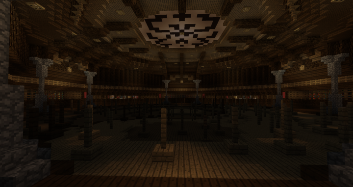 Underground temple of Sun Wonkong Minecraft Map