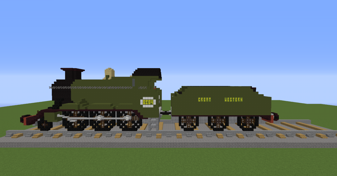 G.W.R 2-6-0 Mixed Traffic Locomotive Minecraft Map