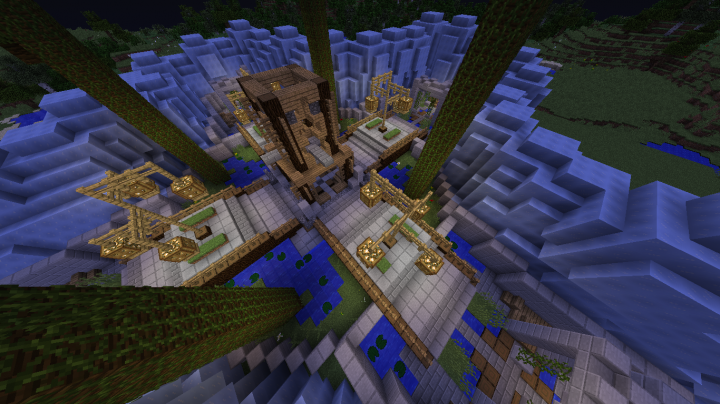 Minigames spawn Minecraft Map