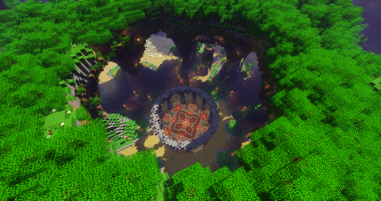 Fantasy Hub - Fantasy Beautiful Worlds - FBW Minecraft Map