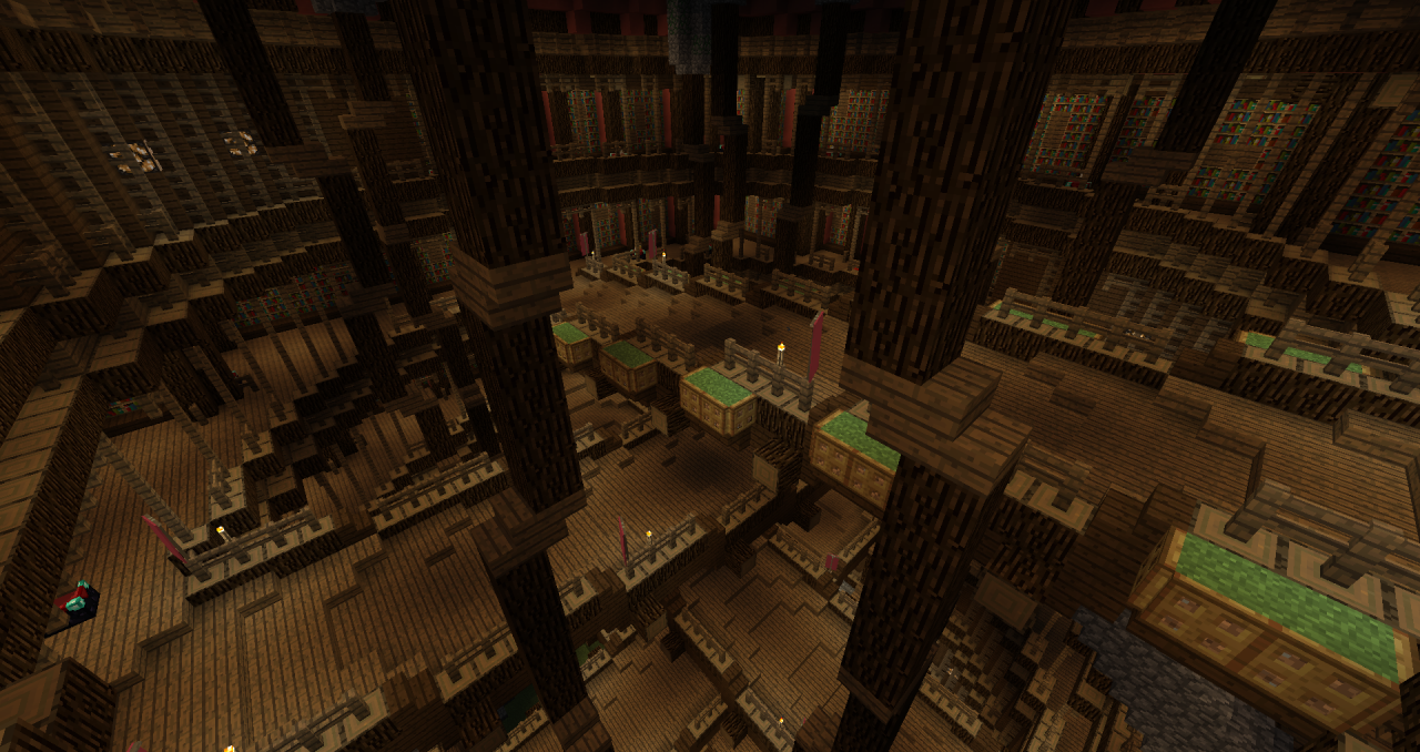 Underground temple of Sun Wonkong Minecraft Map