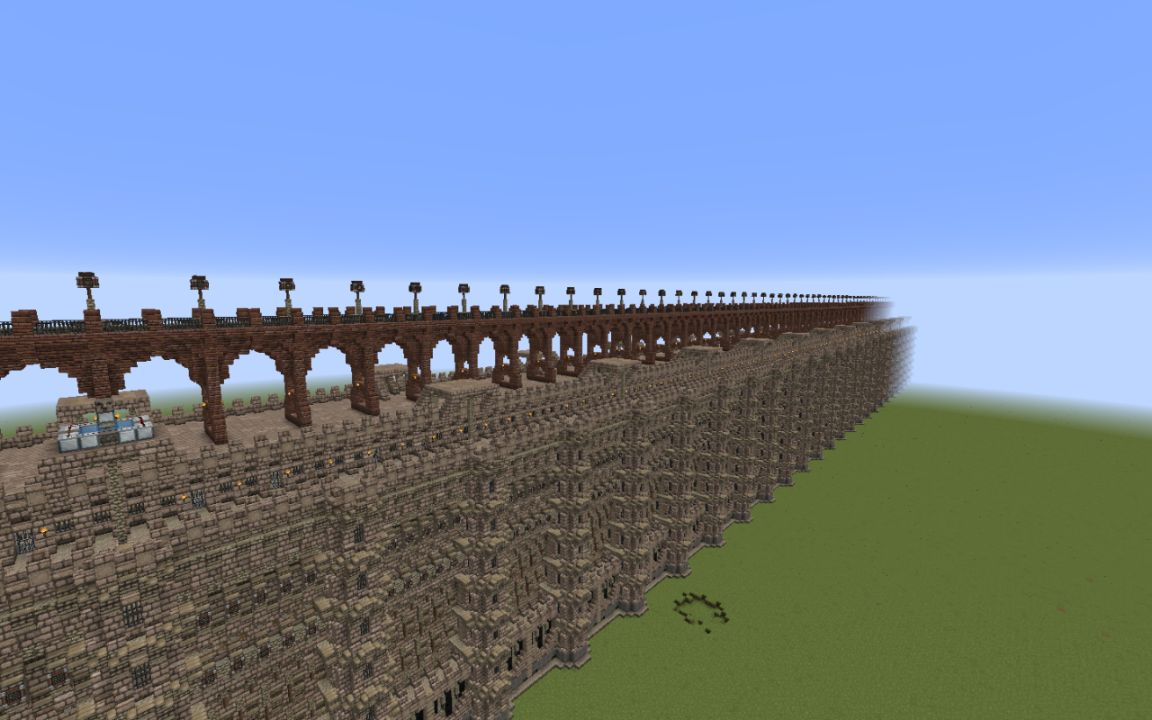 Unbreakable Medieval Wall Minecraft Map