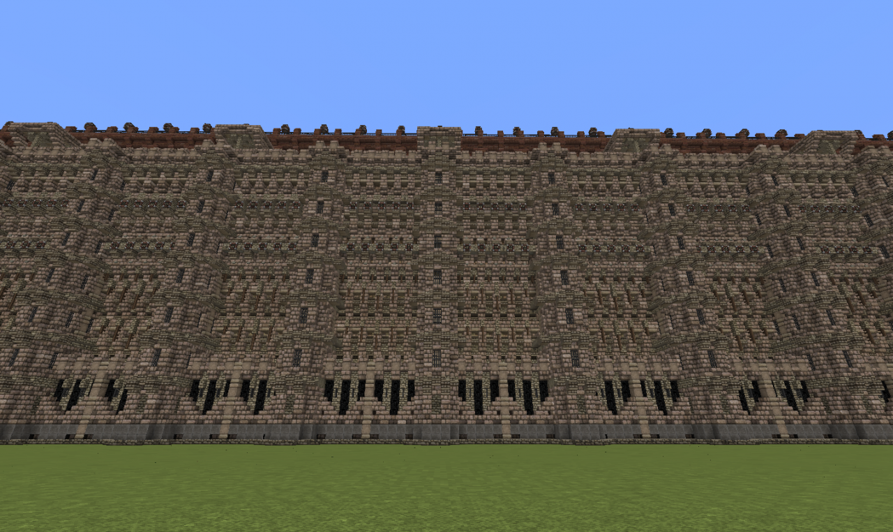 Unbreakable Medieval Wall Minecraft Map