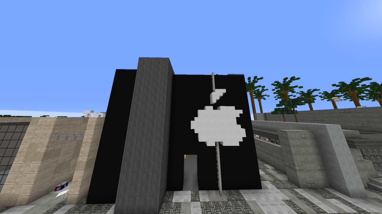Modern Apple Store |UseTheBlocks| Minecraft Map